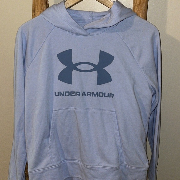 Under Armour | Tops | Under Armour Baby Blue Hoodieb | Poshmark